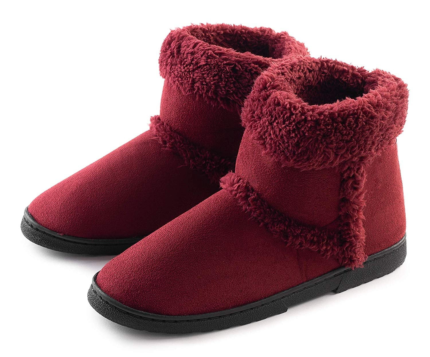 Beverly Rock Women's Bootie Shoe/Slippers; Fleece Lined Warmth and ...