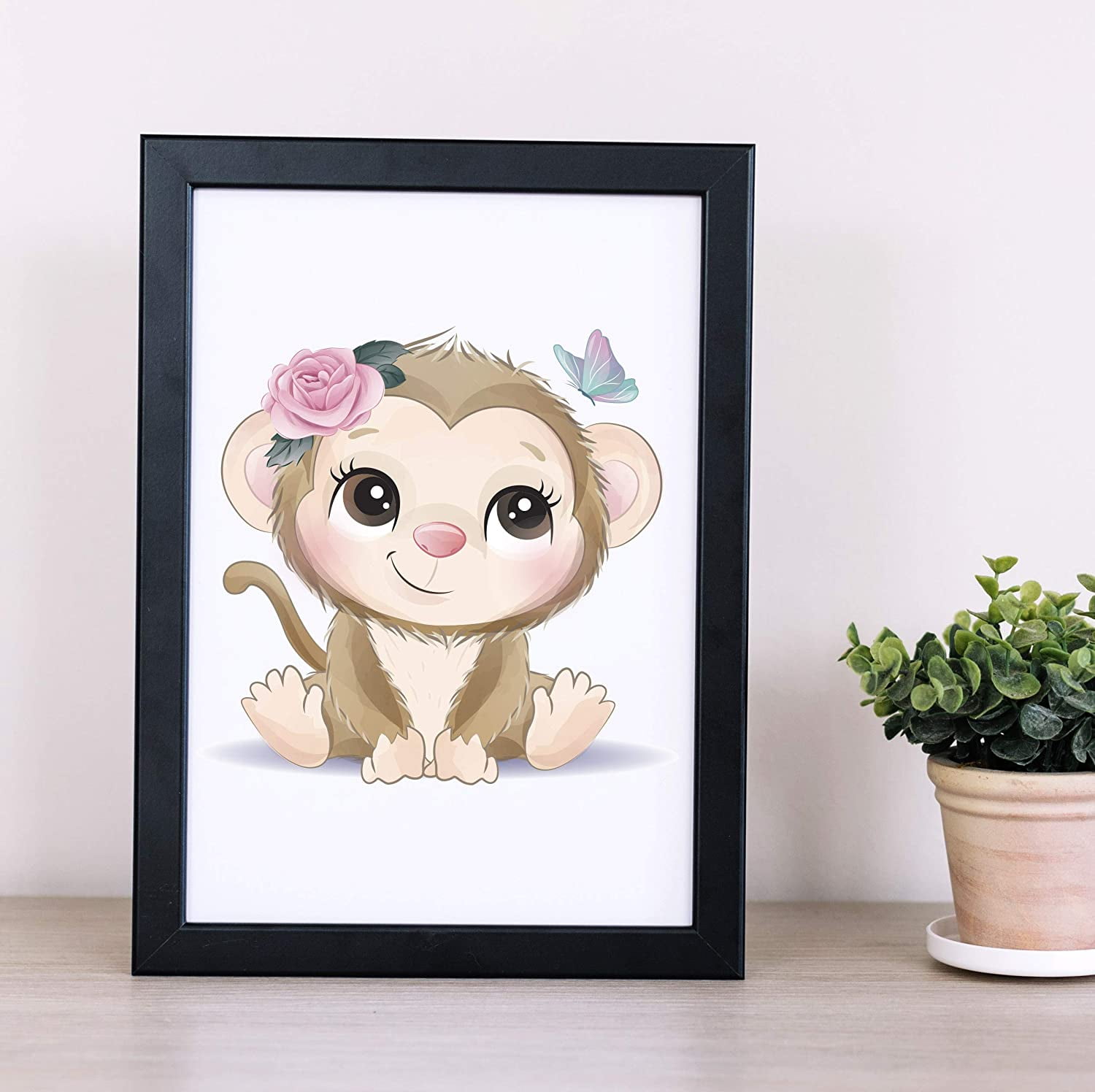 Girl Monkey Drawing For Kids