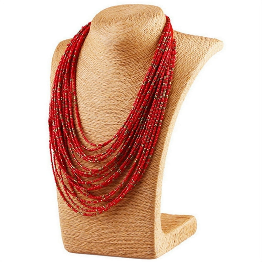 Click here for Generic Women Multilayer Bead Necklace Decorative... prices