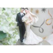 5" Poly Resin Wedding Cake Topper Funny Couple (1 Piece) - Walmart.com