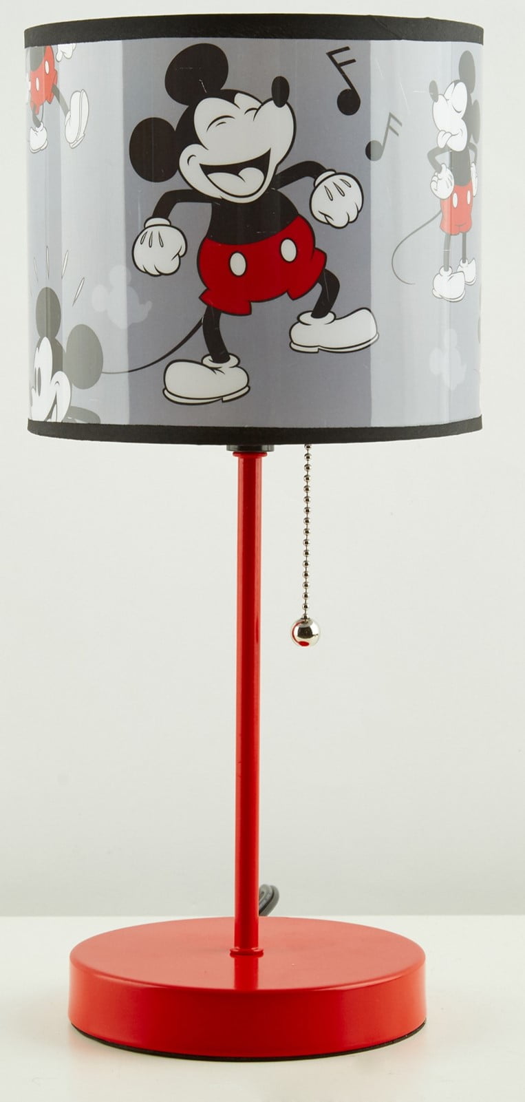 Disney Mickey Mouse 90th Anniversary Kids Room Stick Table Lamp, Plug ...