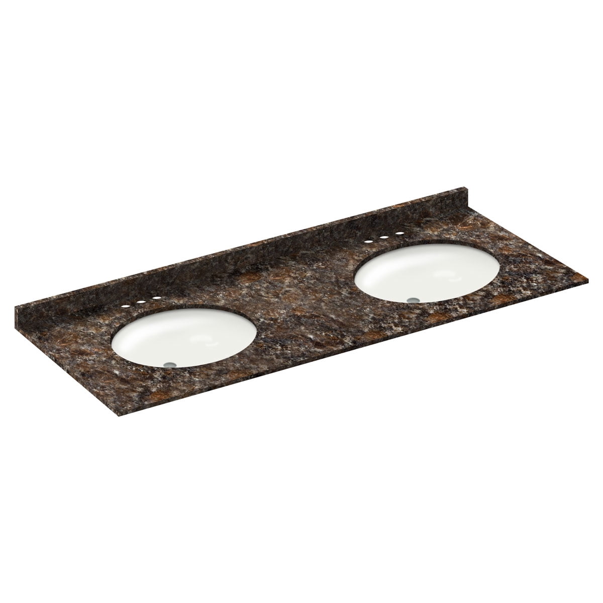 Tan Brown 61x22 with Backsplash (4 in Spread) - Walmart.com