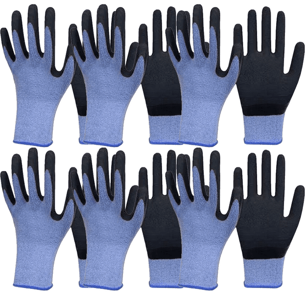 pairs of universal gardening gloves, labor protection non-slip work ...