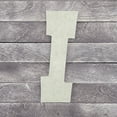 Wooden Letter Unfinished, Rustler Font, Craft Cutout - Walmart.com