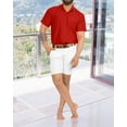 HAPPY BAY Men's Casual Button Down Short Sleeve Dress Work Untucked ...