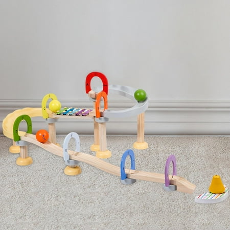 Montessori Track Ball Ramp Maze Running Track, Sensory Training Ball ...