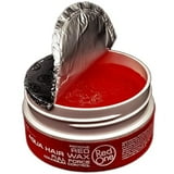 RE/DONE Red Aqua Hair Wax, Strong Hold Style Shape, 150ml, Vibrant Red ...
