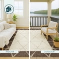 Addison Rugs Chantille Indoor/Outdoor Transitional Border Coffee ...