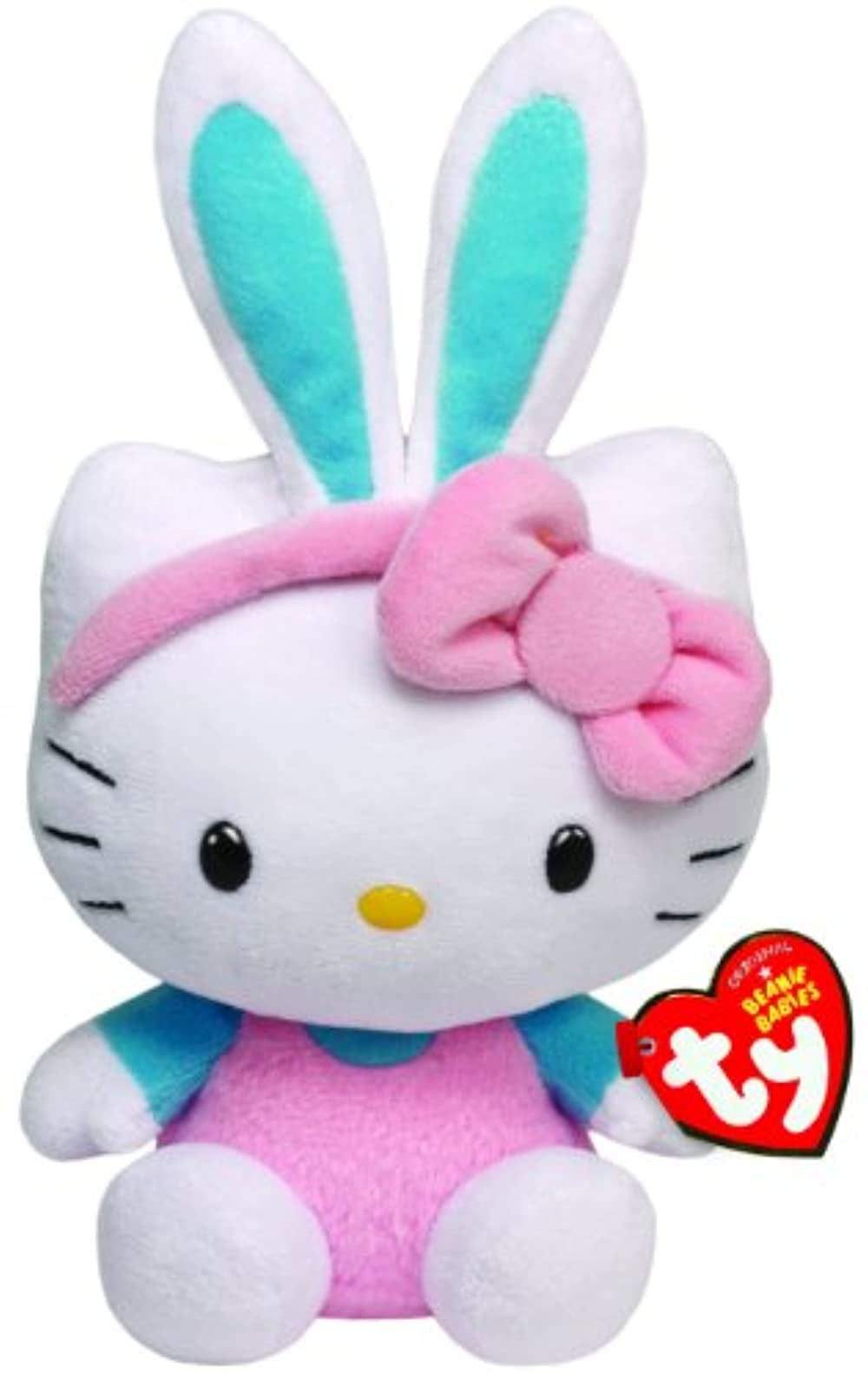 Ty Beanie Babies Hello Kitty with Turquoise Ears Plush - Walmart.com