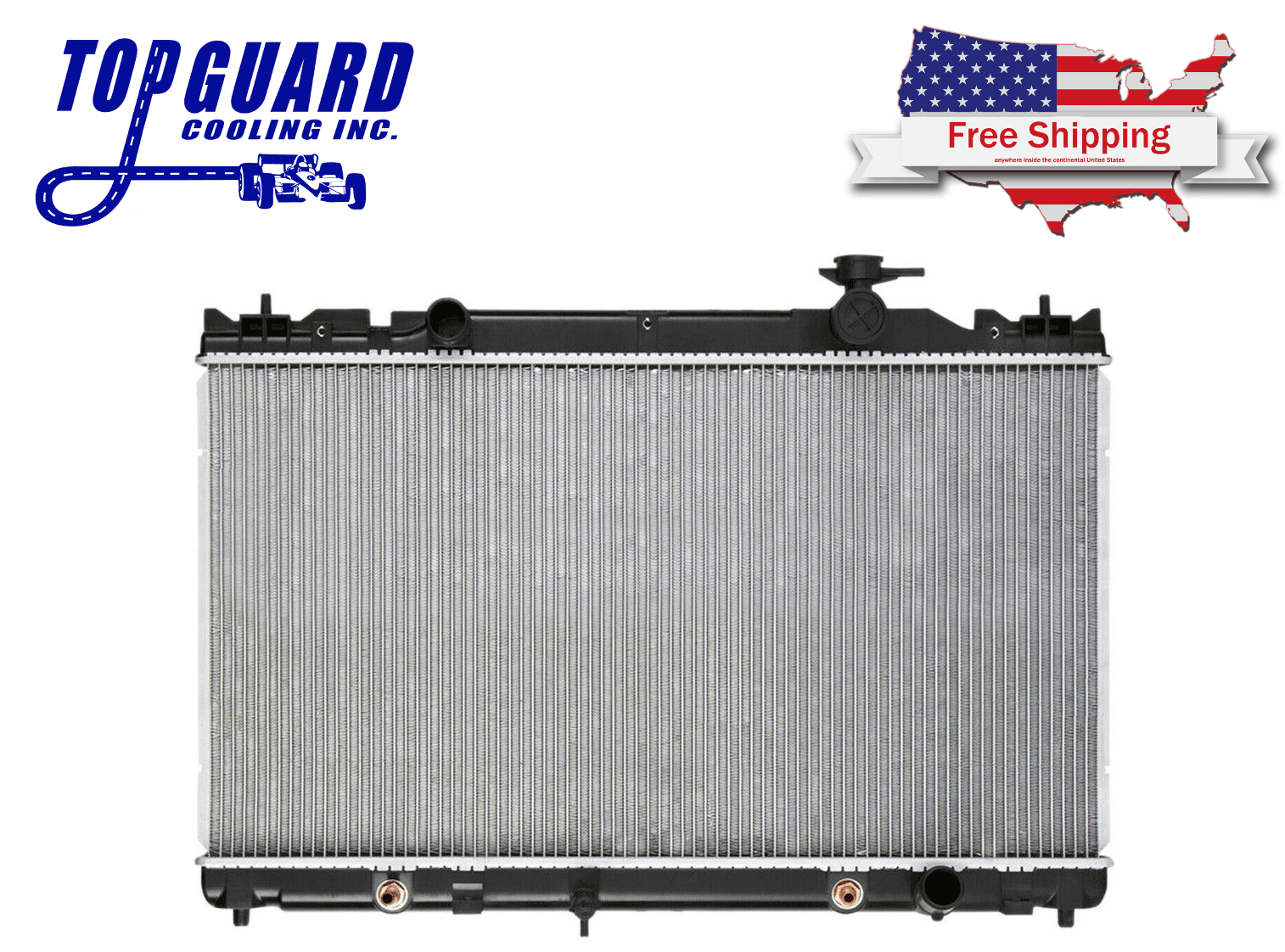 Radiator 2437 Fits 2002-2006 Toyota Camry and 2004-2008 Solara 4CYL 2 ...