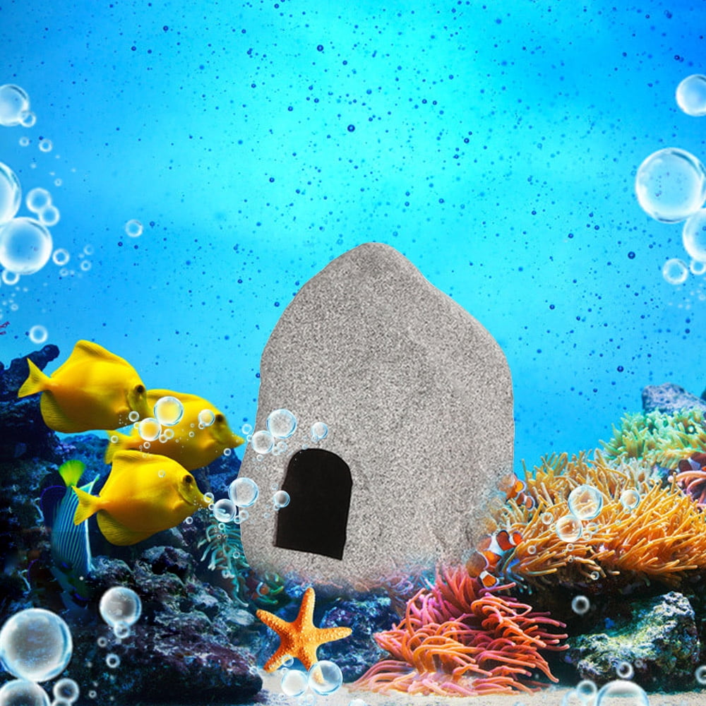 Aquarium Ceramic Cave Decoration Aquarium Cichlid Stone Ceramic Rock ...
