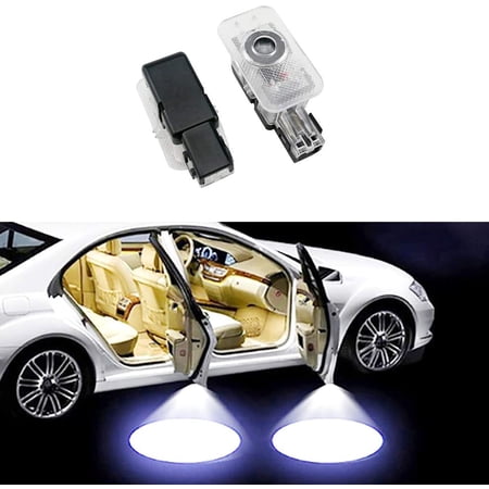 set of 2 car door panels chase ttori car portiere LED car door light ...