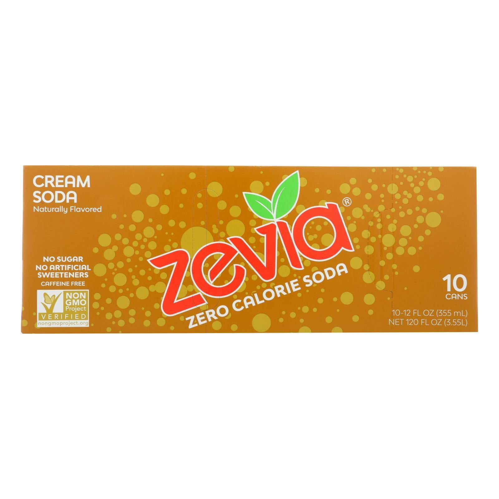 Buy Zevia Zero Calorie Soda - Cream Soda - Case of 2 - 12 Fl oz Online ...