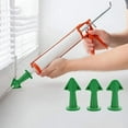 3Pcs Caulking Nozzle Applicator Finishing Tool Spatula Plastic Shovel ...