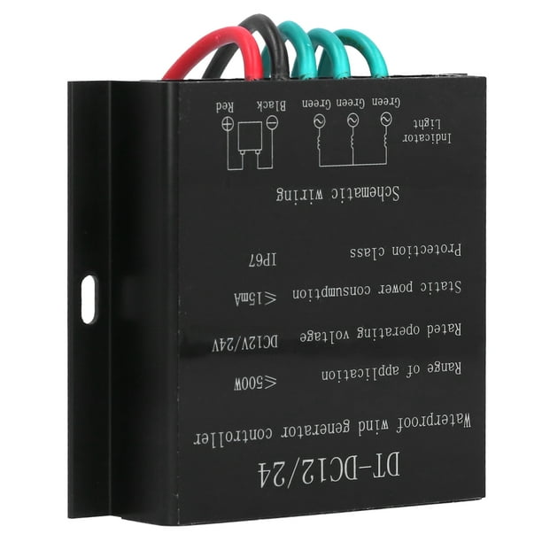 Wind Turbine Charge Controller, DC12-24V 0-500W Wind Turbine Generator ...