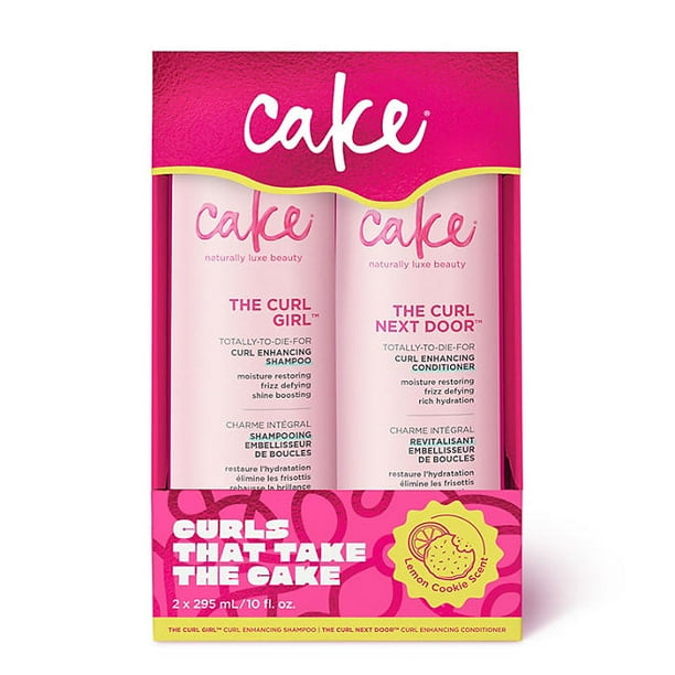 Cake Beauty Curl Girl Shampoo and Curl Next Door Conditioner, 10 fl. oz ...