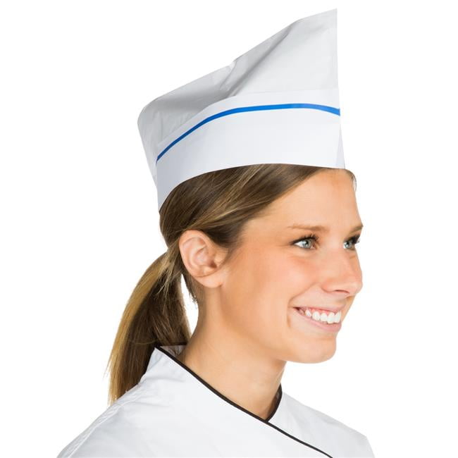 Royal Blue Striped Disposable Overseas Caps, Case of 1000 - Walmart.com