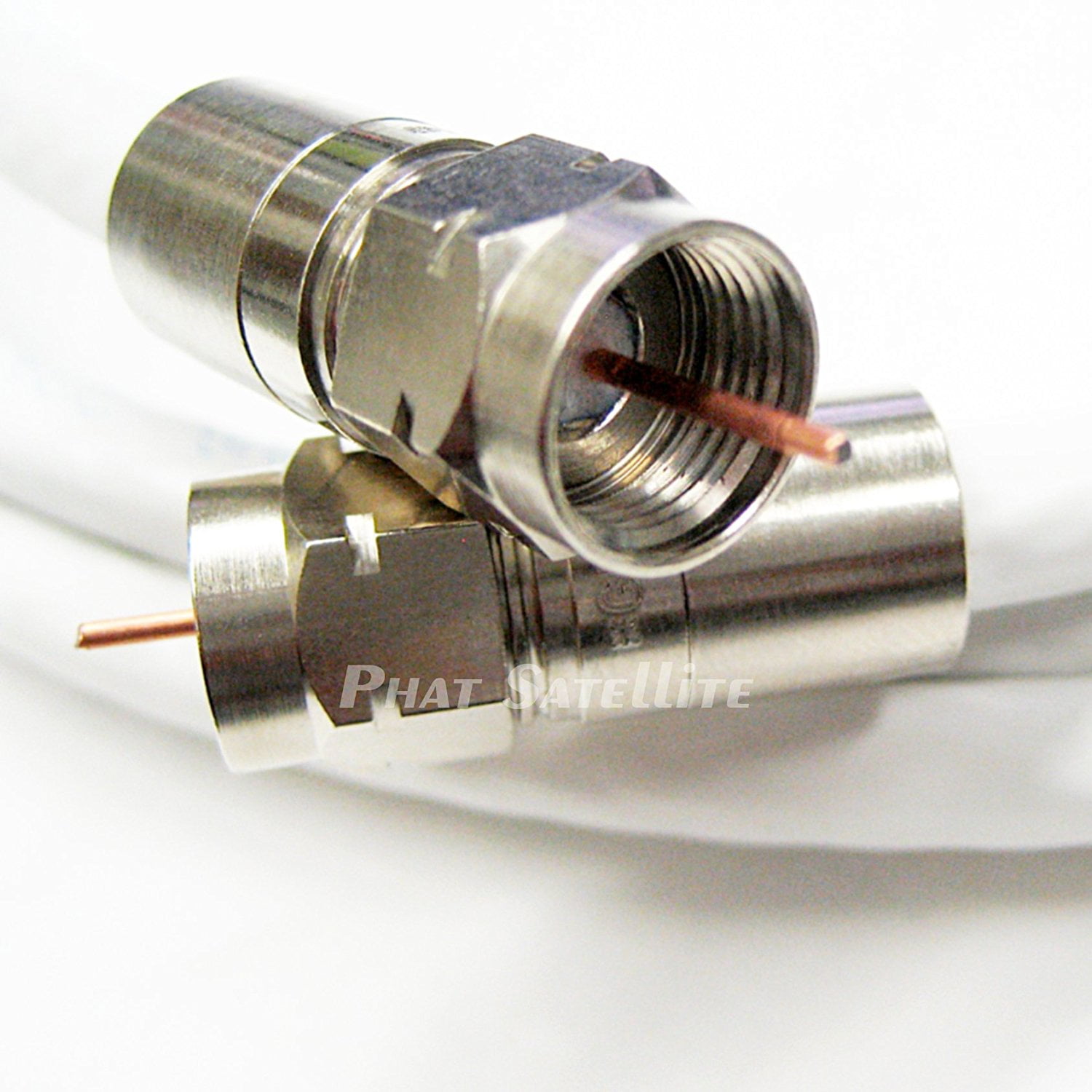 RG6 Coaxial Cable 20ft _WHITE _ A _ UL ETL CM CATV Fire retardant ...