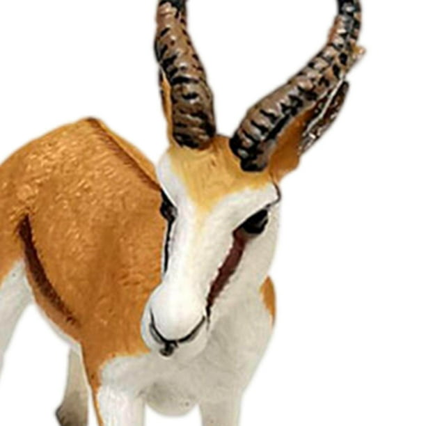 Dalazy Antelope Springbok Deer Figurines Miniature for Collectibles ...