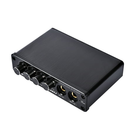 Audio Mixer Mini Stereo Mix Console with TRS & RCA Input Echo Tone ...