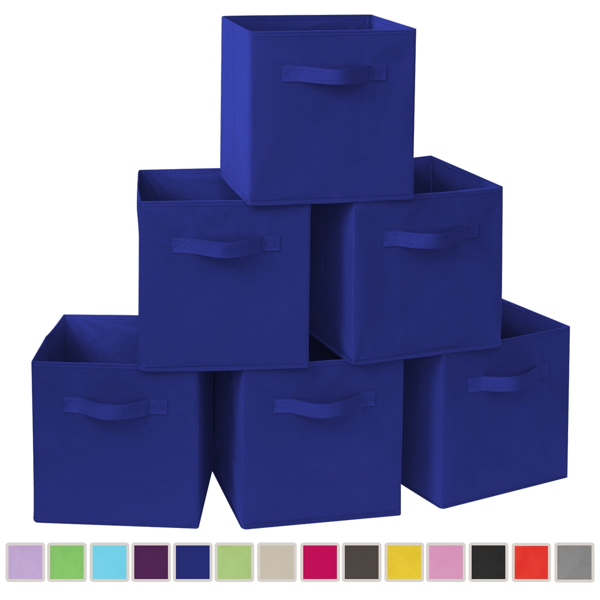 Click here for Yoytoo 6 Pack Collapsible Fabric Cube Storage Bins... prices
