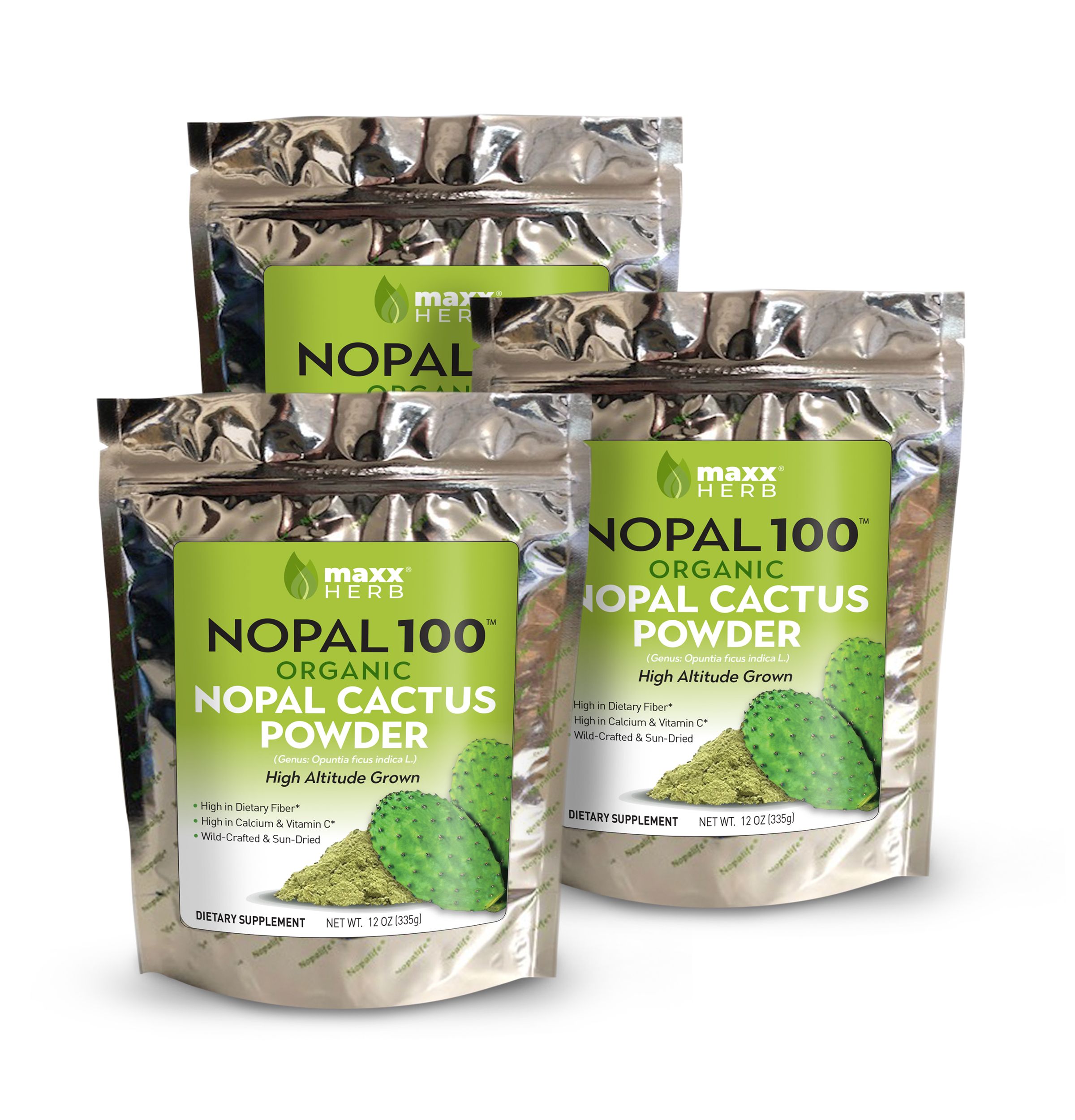Maxx Herb Nopal Cactus Leaf Organic Fiber Powder for Gut Health ...