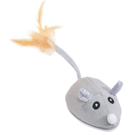 Realistic Interactive Cat Toy Automatic Motion Electric Mouse USB ...