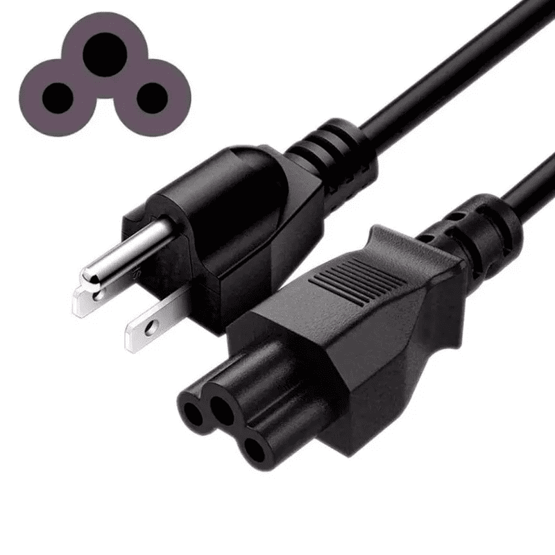 Cable De Corriente Trifasico Para Laptop ( Trebol ) | Bodega Aurrera en ...
