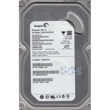 ST380815AS, 5RW, WU, PN 9CY131-020, FW 3.CHF, Seagate 80GB SATA 3.5 ...