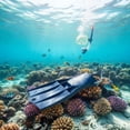 kowaku Adjustable Spring Strap Fins Lightweight Scuba Dive Fins Quick ...