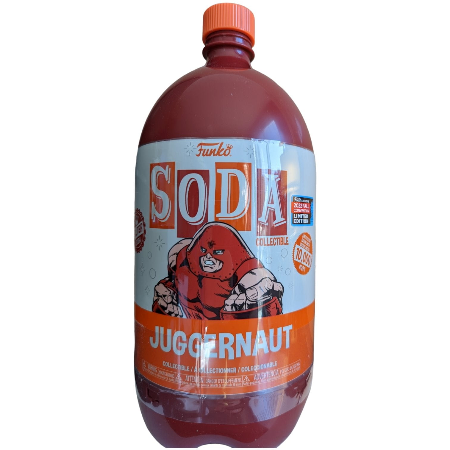 NEW YORK COMIC CON 2022: SHARED Exclusive - Juggernaut SEALED Bottle Funko 3-Liter Soda ...