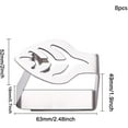 8pc Stainless Steel Tablecloth Clips Table Cover Clamps Skirt Clips for ...