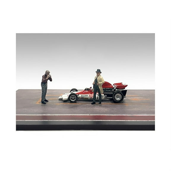 AMERICAN DIORAMA 1/18 - FIGURINES Figures B Race Legends Series 1990 ...