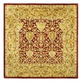 SAFAVIEH Persian Legend Adrian Floral Bordered Wool Area Rug, Red/Gold ...