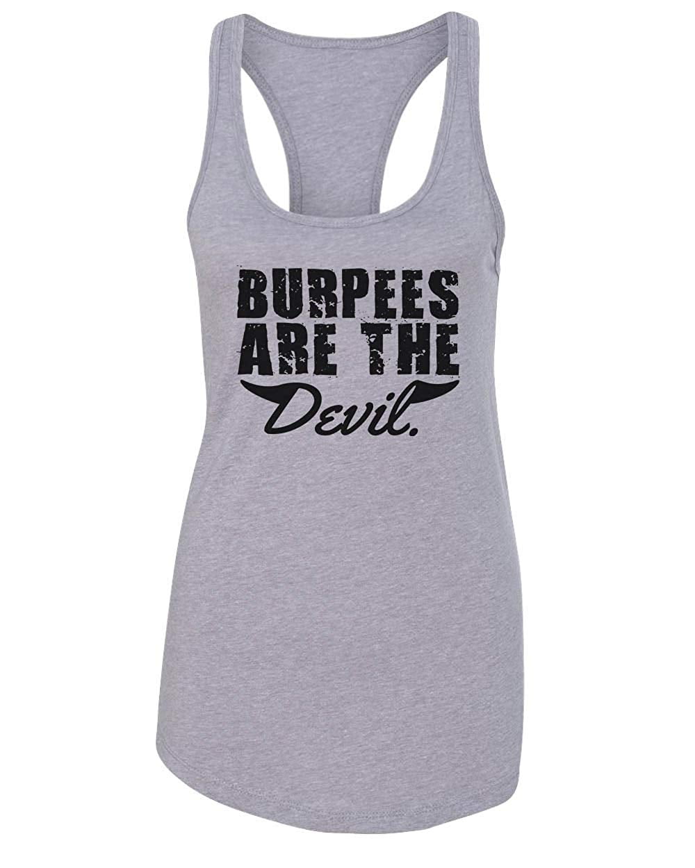 RB Clothing Co Women’s Ideal Racerback Gym Graphic Tank Top ”Burpees ...