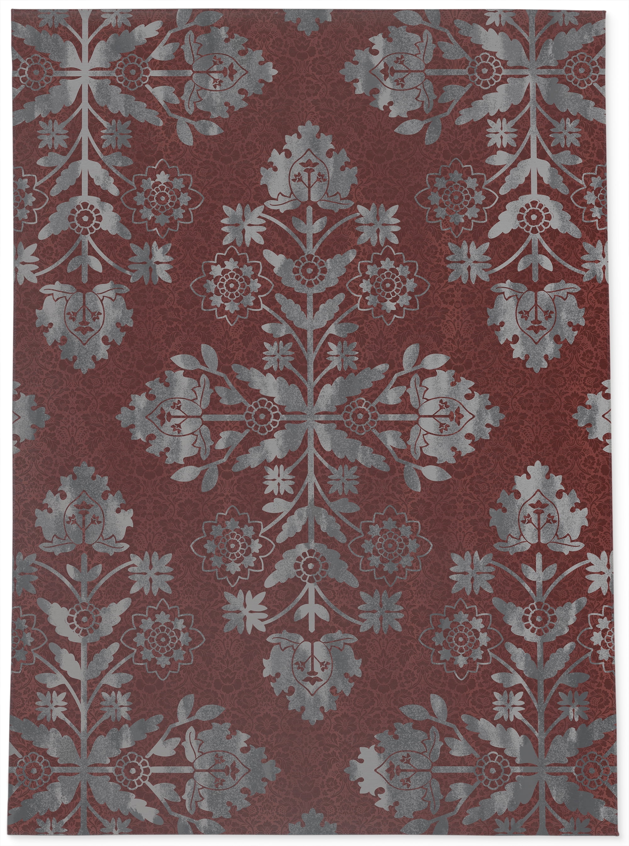 SHANE SLATE MAROON Office Mat By Kavka Designs - Walmart.com