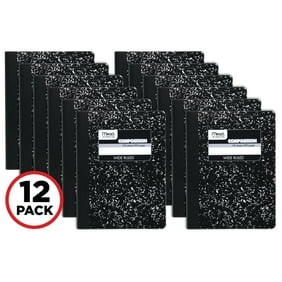 Mead Composition Notebook, Wide Ruled, 100 Sheets, 6 Pack (09910 ...
