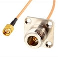 Rg316 Cable To N Type Female 4Hole Panel Waterproof Coax 50Ohm Kable ...