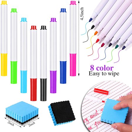 Ruled Dry Erase Lapboard Set, One Double Sided Lined ABC Alphabet Dry ...