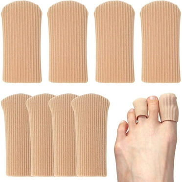 Big Toe Protectors 10 ct, Silicone Toe Caps to Cushion Toe Blister ...