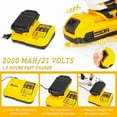 21V Tool Kit with Drill, 120PCS 21V Cordless Drill Set with 3/8 ...