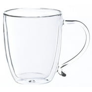 Primula 16 oz. Temperature Safe Glass Double Wall Mug with Tea Bag ...