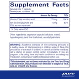 Pure Encapsulations Iron-C | Iron and Vitamin C Supplement to Support ...