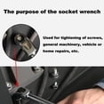TYHREF-23mm L Shaped Angled Wrench, Hex Tubular Socket Wrench, Chrome ...