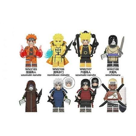 HE,Naruto Series Naruto Building Blocks Minifigure Children Assembling ...