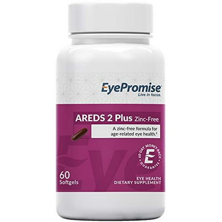 EyePromise Areds 2 Plus with No Zinc - Softgel Capsules Containing ...
