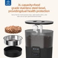 Automatic Cat Feeder with Camera, Adjustable WiFi App Pet Food ...