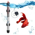 Aquarium Heater Fish Submersible Heater Heat Rod with Temperature ...