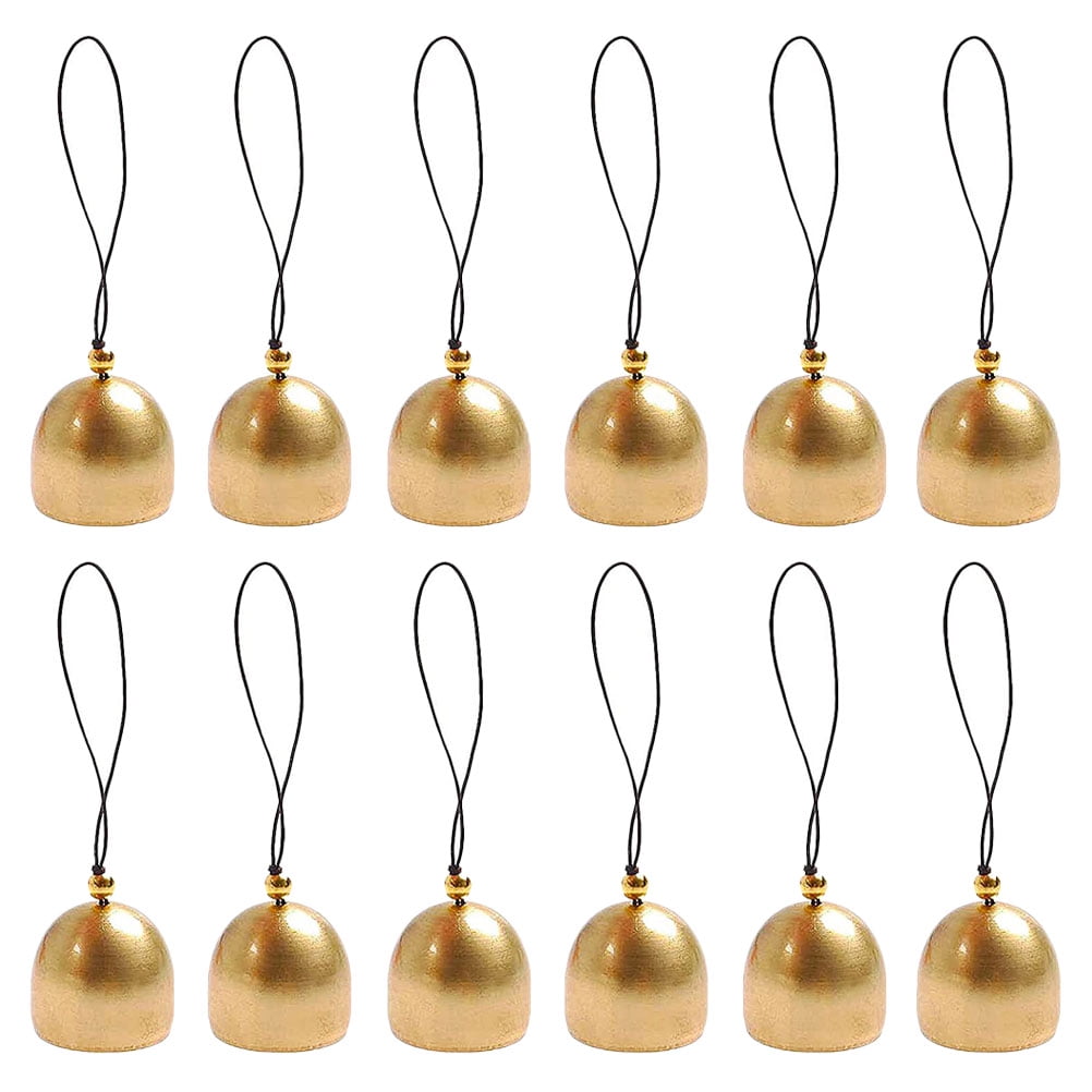 NUOLUX 12pcs Christmas Craft Bell Vintage Small Bells Christmas Tree ...