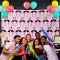 10x8ft Photo Backdrop, Black Pink Flamingos Soft Polyester Backdrop ...